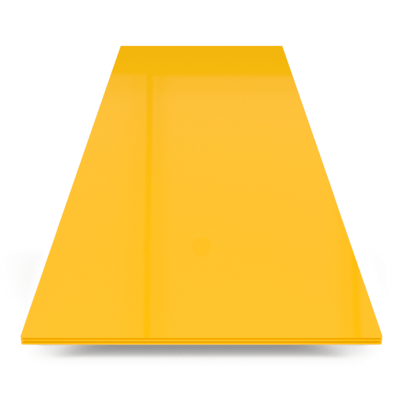 Yellow PVC Cladding - Yellow Gloss PVC Wall Panels from Cladding Monkey