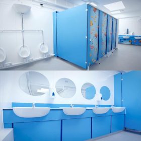 Blue PVC Cladding - Blue Gloss PVC Wall Panels from Cladding Monkey