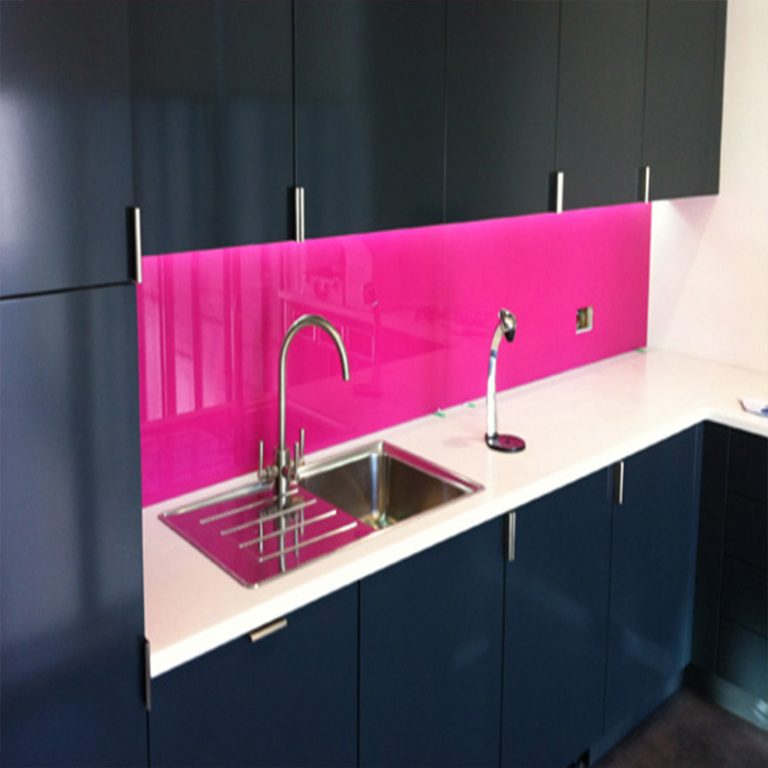 Pink PVC Cladding - Pink Gloss PVC Wall Panels from Cladding Monkey