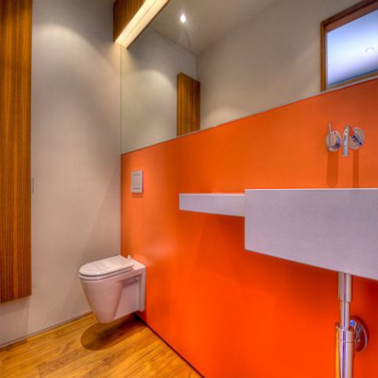 Orange PVC Cladding - Orange Gloss PVC Wall Panels from Cladding Monkey