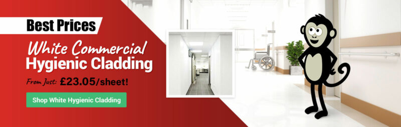 PVC Cladding Sheets Delivered Next Day From Cladding Monkey