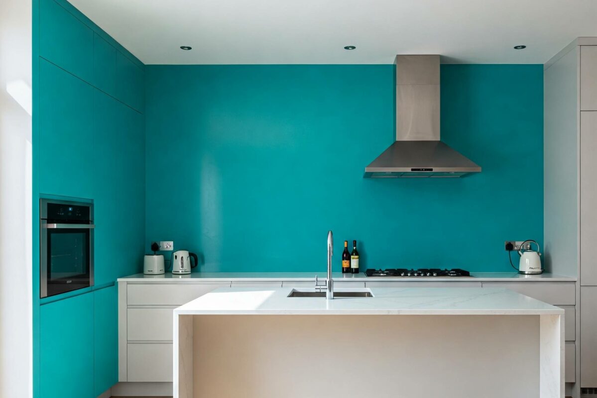 Creating a Modern Kitchen Look with Coloured Cladding - Cladding Monkey